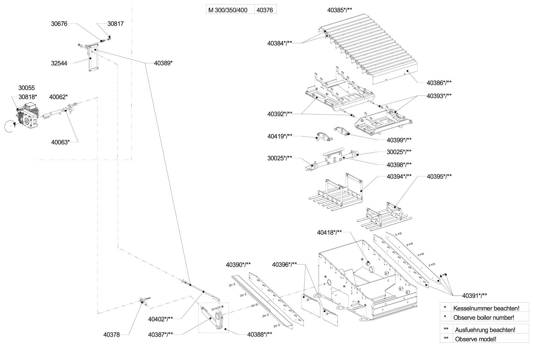 Stepping Grate M300-400 New